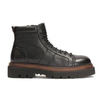 Kazar Lederstiefel auf einer zweifarbigen Sohle - - Shoes - Herren - Schwarzk - 43 EU