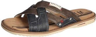 Mustang Jeans Mules Homme 4152-706, Pointure:43 EU, La Couleur:Bleu