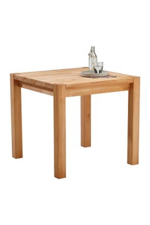 CARRYHOME Esstisch, Kernbuche, Holz, Kernbuche, massiv, quadratisch, eckig, 80x75x80 cm, Esszimmer, Tische, Esstische