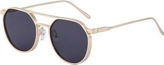 Generic Lunettes De Soleil D&eacute;coratives For Hommes, For La Conduite En Plein Air, Les Vacances, Le Sport(Gold)