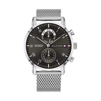 Tommy Hilfiger Homme, Accessoires, Gris, Taille: ONE Size Montre Chronographe Kane