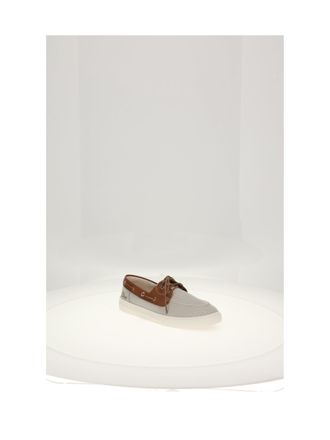 Dior Mens Boat Shoes Chester Brown Calf Leather Loafers