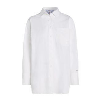 Tommy Hilfiger Essential Loose Fit Shirt - - Blouses & Shirts - Damen - Wei&szlig; - M/L