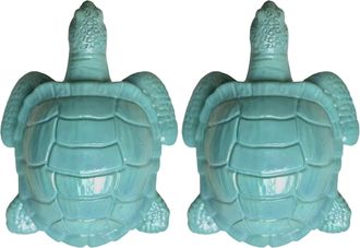 Generic Toilet Screw Covers - 2 Piece Turtle Shape Bathroom Accessory, Resin Decorative Toilet Screw Covers for Shower Garbage Replacement Floor Hardware Rv T