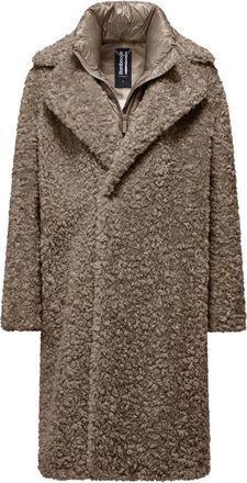 Bomboogie Femme, Manteaux, Brun, Taille: 36 FR Single-Breasted Manteaux