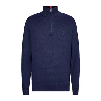 Tommy Hilfiger Rollkragenpullover - - Knitwear - Herren - Blau - 2XL