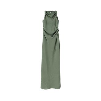 Vince Twist Shoulder Cowlneck Dress - - Dresses - Damen - Gr&uuml;n - 2XS