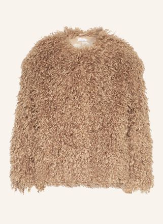 Mrs & Hugs Mrs & Hugs Kunstfell-Jacke braun