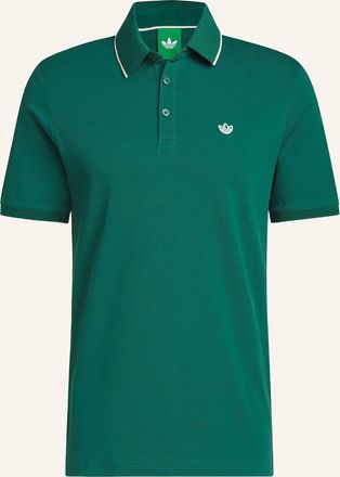 adidas Originals Adidas Originals Piqu&eacute;-Poloshirt Original Twistknit Trefoil gruen