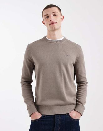 Tommy Jeans Essential - Pull l&eacute;ger - Vison-Brown