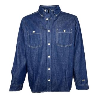 Denham Ben Shirt - - Shirts - Herren - Blau - L