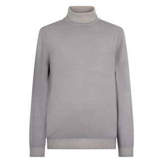 Malo Rollkragenpullover - - Knitwear - Herren - Grau - 3XL