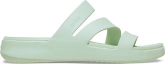 Crocs Damen Getaway Strappy Flache Sandale, Mintton, 34 EU, Mintfarben, 34 EU