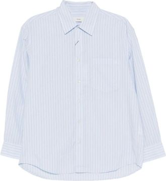 Dunst Femme, Blouses et Chemises, Bleu, Taille: 38 FR Chemise ray&eacute;e en coton