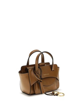 Hidesins Womens Handbag Flap Mini Caramel Calf Leather (bos Taurus) Shoulder Bags