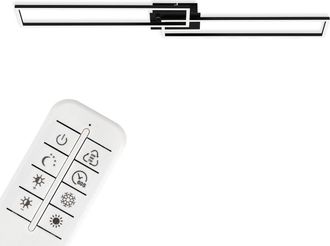 Briloner LED Deckenlampe mit Fernbedienung, dimmbar, einstellbar von warmweiß bis neutralweiß, LED Lampe, Deckenleuchte, Wohnzimmerlampe, Schlafzimmerlampe, Kü