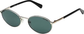 Guess GU8235, Lunettes de soleil Mixte, shiny light nickeltin, 57