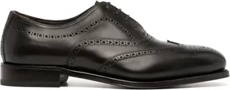 Ferragamo Homme, Chaussures, Noir, Taille: 44 EU Balmoral Oxford