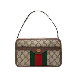 Gucci Sac bandouli&egrave;re mini Pre-owned - Femme - Pre-owned - Beige - Taille: ONE Size