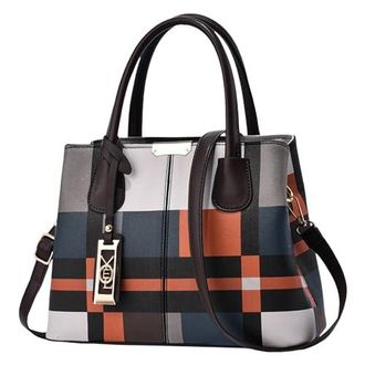 Generic Sac a Main Femme Sac Bandouli&egrave;re Femme Sacoche Femme Bandouli&egrave;re De &eacute;l&eacute;gant Homme Messager Motif Uni, Design Layered Pratique, Grande Capacit&eacute; L&eacute;ger Q