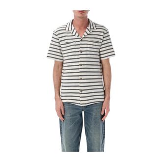 Polo Ralph Lauren Gestreiftes Strick-Camp-Shirt - - Shirts - Herren - Mehrfarbig - XL