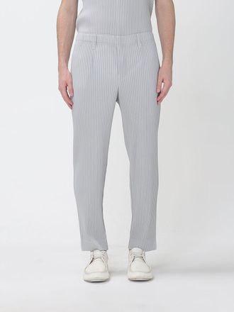 Homme Pliss&eacute; Issey Miyake Pantalon slim fit pliss&eacute; Homme Pliss&eacute; Issey Miyake &agrave; fermeture dissimul&eacute;e