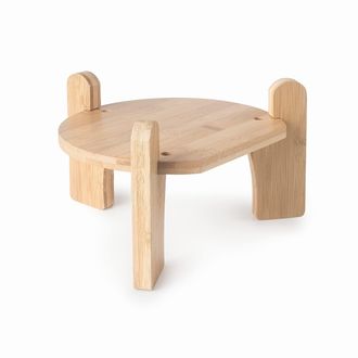 Lacor Lacor - 61956 - Wasserkannenhalter, Getränkespenderhalter, Kannenhalter mit Ref. 61951, Einfache Reinigung, 100% Bambus, widerstandsfähig und langlebi