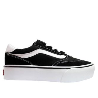Vans Plateau-Sneaker Schwarz/Wei&szlig; - - Shoes - Damen - Schwarzk - 36 EU