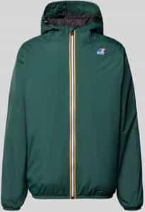 K-Way Jacke mit Logo und Rei&szlig;verschluss