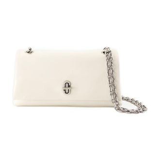 Marc Jacobs Womens Crossbody Bag White Cowhide