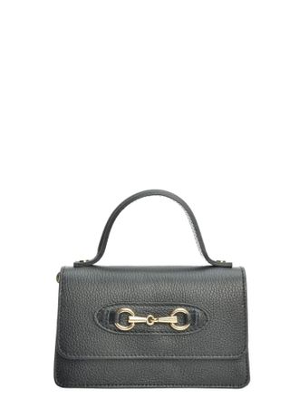 Isabella Rhea Schwarz Rindsledertasche