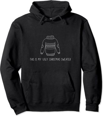 F4NT4STIC Das ist mein h&auml;sslicher Weihnachtspullover - Lustige Weihnachten Pullover Hoodie