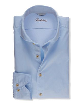 Stenstr&ouml;ms Unifarbenes Hemd mit Haifischkragen, Slimline in