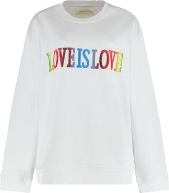 Alberta Ferretti Hoodie - - Sweatshirts & Hoodies - Damen - Wei&szlig; - XL