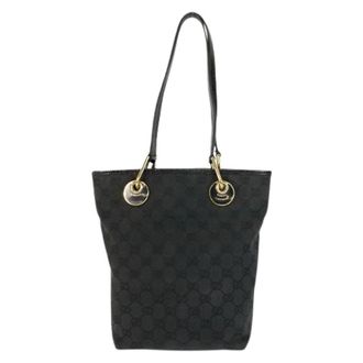 Gucci Pre-owned GG Canvas Tote Bag - - Pre-owned - Damen - Schwarzk - ONE SIZE