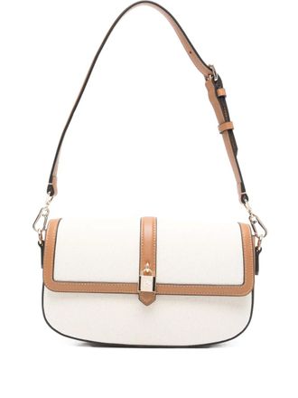 Karl Lagerfeld sac porté épaule à bords en cuir - Tons neutres