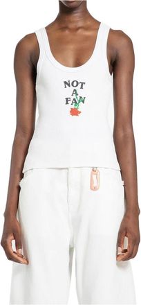 Ssheena Ssheena, Femme, Tops, Blanc, Taille: 42 FR Ribbed Scoop Neck Top