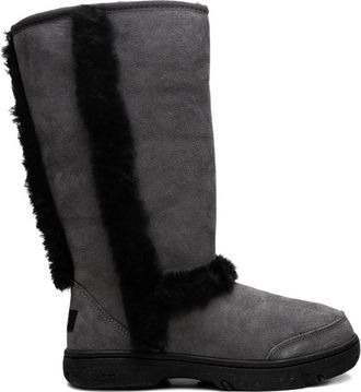 UGG Sunburst Tall Grey Black Stiefel - Grau