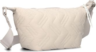 zwei Damen Puffer Umhängetasche Cleo CL60 gesteppte Handtasche, quilted Bag, ultraleicht, wasserabweisend, robust, moderne Damen Stepp-Tasche (sand-new)