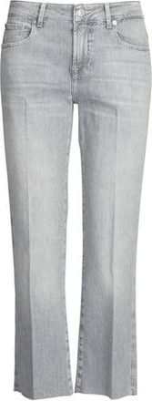 7 For All Mankind Jean droit Calie en coton m&eacute;lang&eacute;