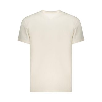 Tommy Hilfiger Logo-Print Cotton T-Shirt - White