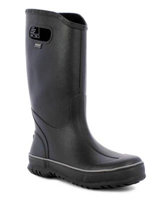 Bogs 71913 Herren-Gummistiefel, rutschfest, Schwarz, Schwarz, 45 EU