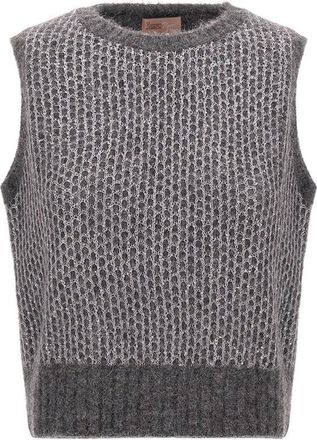 Herno Damen Stricktop aus Alpaka-Mix