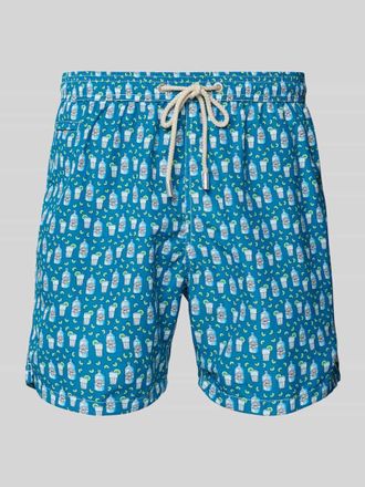 MC2 Saint Barth Regular Fit Badeshorts mit Leistentasche