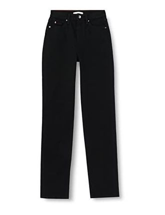 Tommy Hilfiger Femme New Classic Strgth Hw Stay Blk Pantalon en denim, Stay Black, 33W / 30L EU