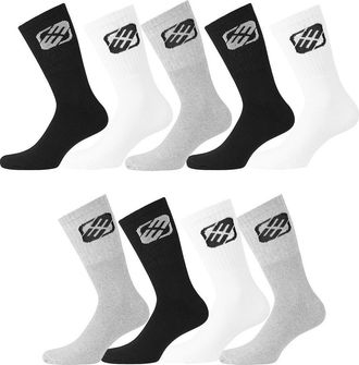 Freegun Lot de 9 Paires de Chaussettes Tennis homme assorties