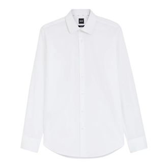 HUGO BOSS Essential Business Shirt - - Shirts - Herren - Wei&szlig; - 4XL
