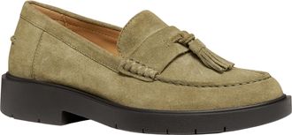 Geox Damen D SPHERICA EC1 Loafer, Green, 36.5 EU