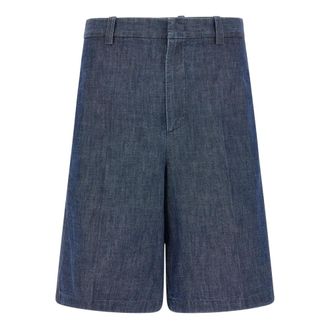 Jil Sander Homme, Shorts, Bleu, Taille: M Denim Bermuda Shorts