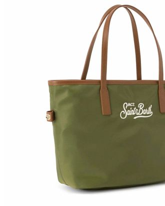 MC2 Saint Barth Womens Shoulder Bag City Nylon Green